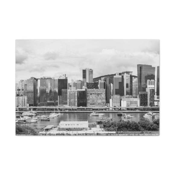 Express Your Love Gifts | Art | Hong Kong Black And White Skyline ...